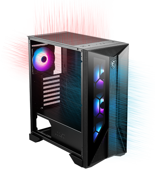 Msi Mpg Gungnir 120r Black Computer Case